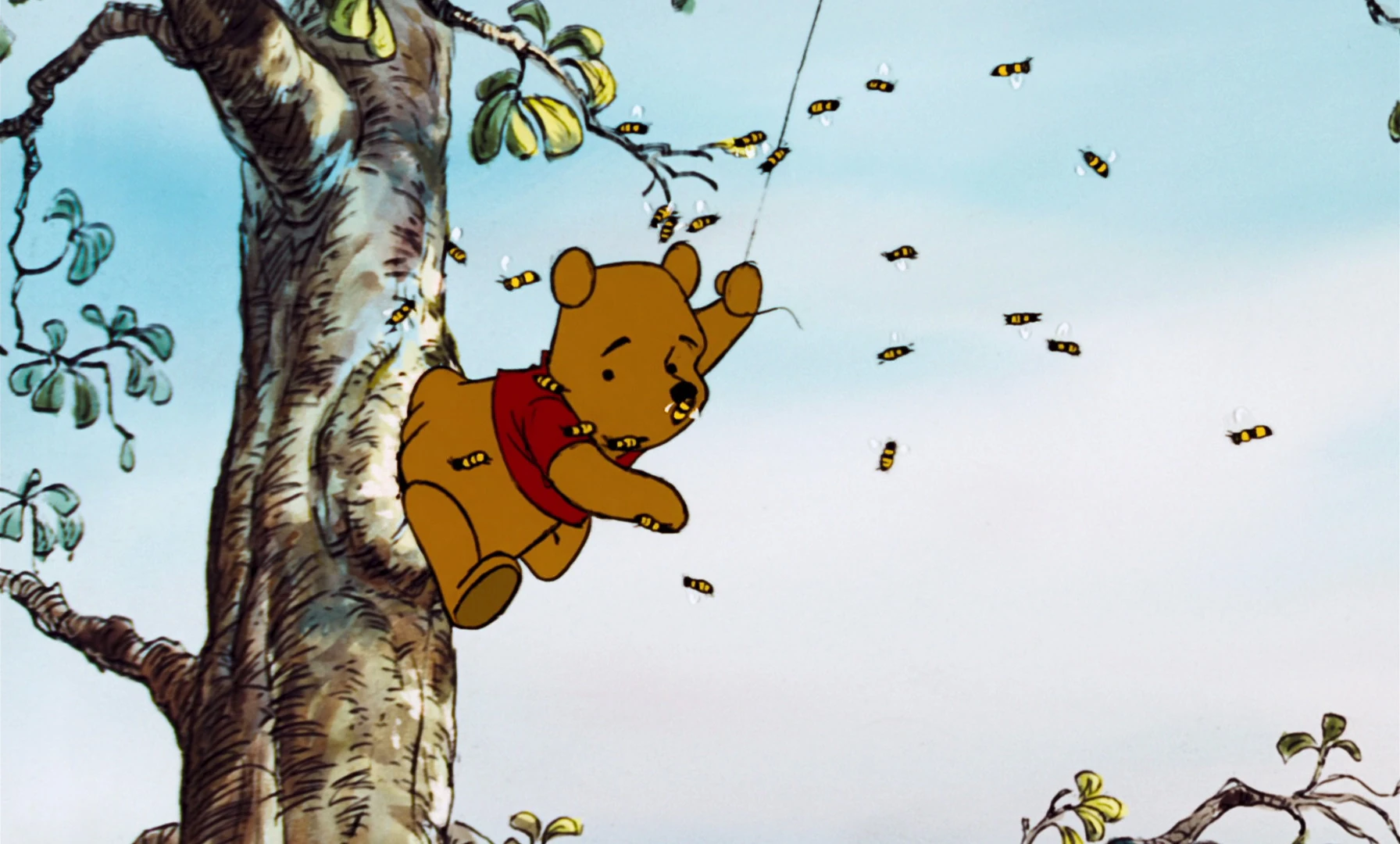Image - Winnie the Pooh got his bottom stuck in the honey tree.jpg ...