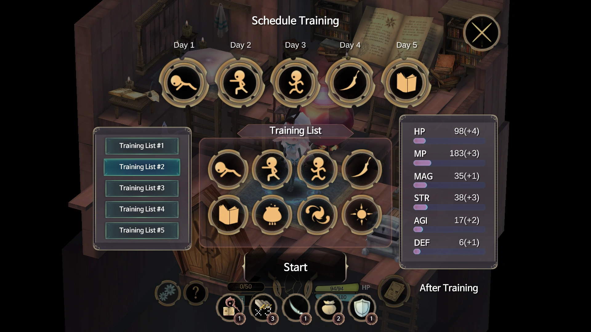 Witch Spring 3/Training | Witch Spring Wiki | Fandom