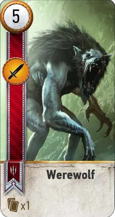 Werewolf (gwent card) | Witcher Wiki | Fandom