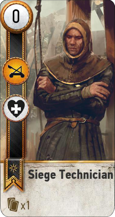 Siege Technician Gwent Card Witcher Wiki Fandom Powered By Wikia