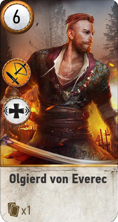 Olgierd Von Everec Gwent Card Witcher Wiki Fandom Powered By Wikia