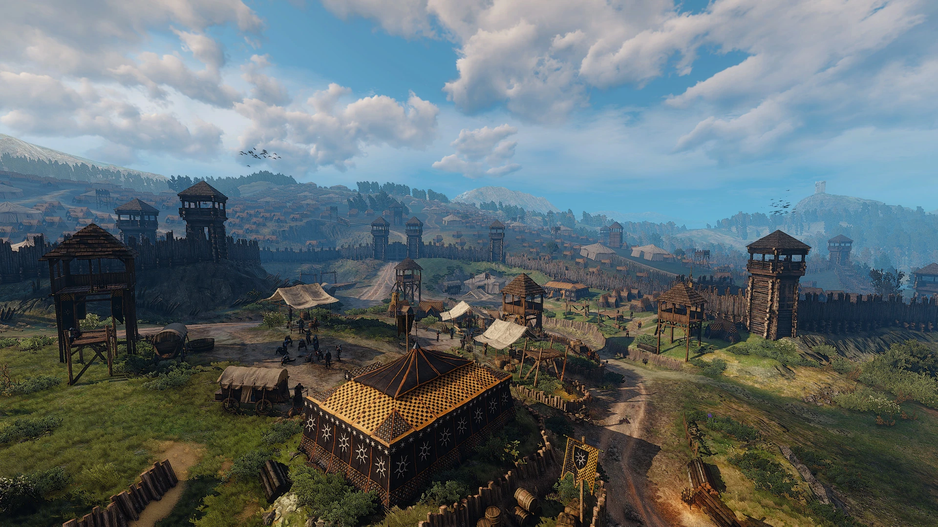 Nilfgaardian Army Group 'Center' Camp | Witcher Wiki | Fandom