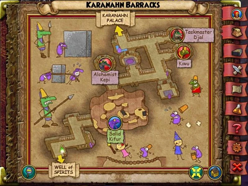 Image - Map KT Karanahn Barracks.jpg | Wizard 101 Wiki | FANDOM powered ...