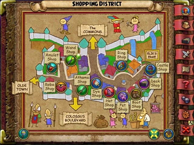 Image - The Shopping District Smith Map.jpg | Wizard 101 Wiki | FANDOM ...