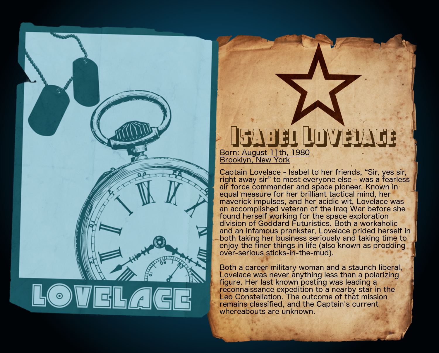 Isabel Lovelace | Wolf 359 Wikia | Fandom