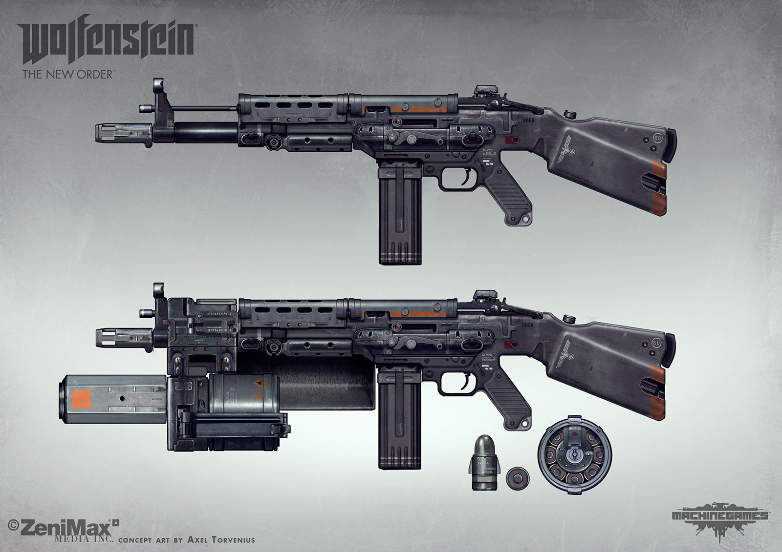 Assault Rifle 1960 | Wolfenstein Wiki | Fandom Assault Rifle 1960 | Wolfenstein Wiki | Fandom