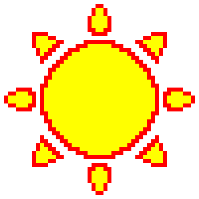 Image - Pixel sun.png | Worlds Apart Wiki | FANDOM powered by Wikia