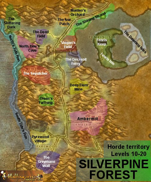 Categoría:Subzonas de Silverpine Forest | WarcraftWiki | FANDOM powered ...