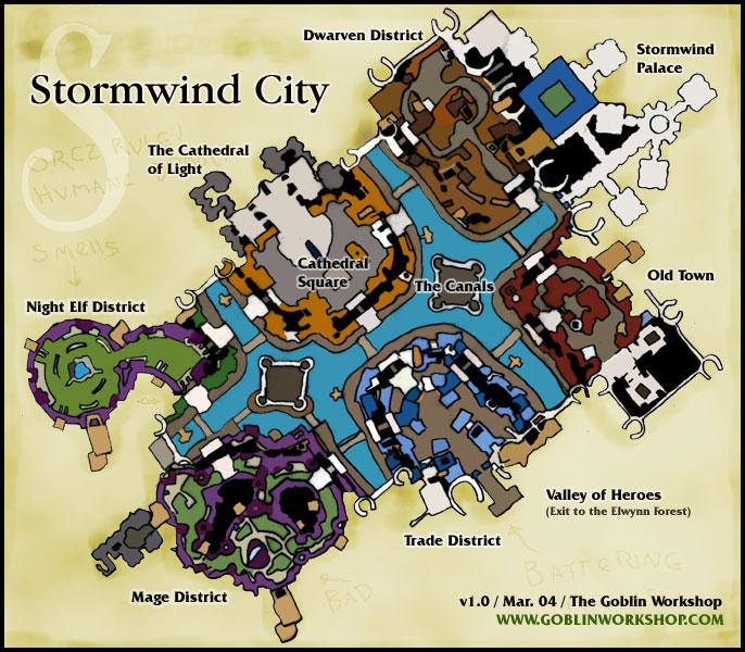 Bild Stormwind City Map Wowwiki Fandom Powered By Wikia