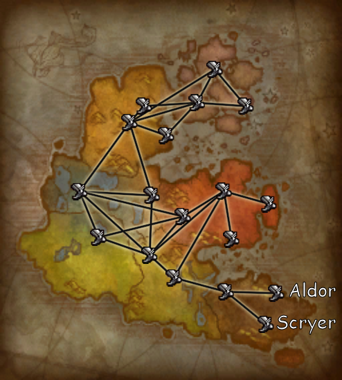 Image Flightpoints Horde Outlandpng Wowwiki Fandom Powered By Wikia