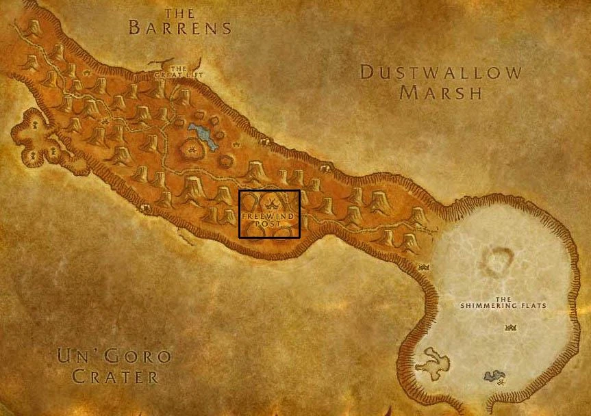 Image - Freewind Post Map.jpg | WoWWiki | FANDOM powered by Wikia