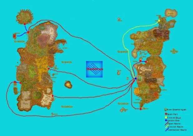 Image - GnomishPiracyBoatRoutes.jpg | WoWWiki | FANDOM powered by Wikia