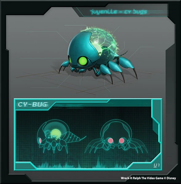 List of Cy-Bug variants | Wreck-It Ralph Fanon Wiki | FANDOM powered by ...
