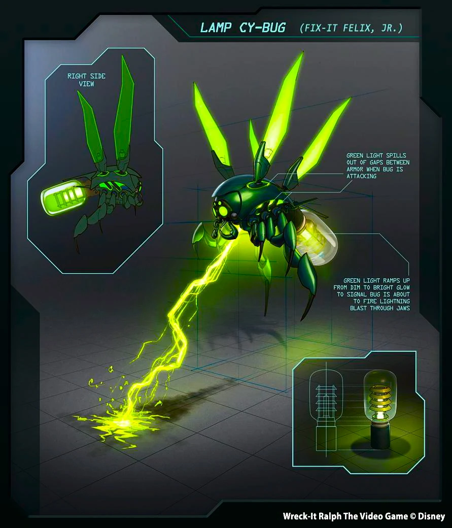 Image - LampCy-bug.jpg | Wreck-It Ralph Wiki | FANDOM powered by Wikia