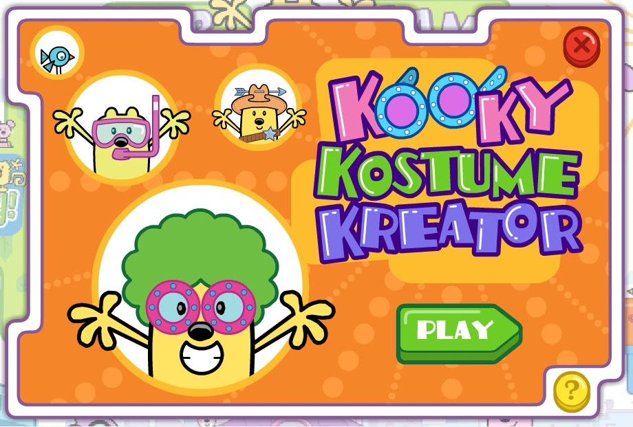 Kooky Kostume Kreator | Wubbzypedia | Fandom