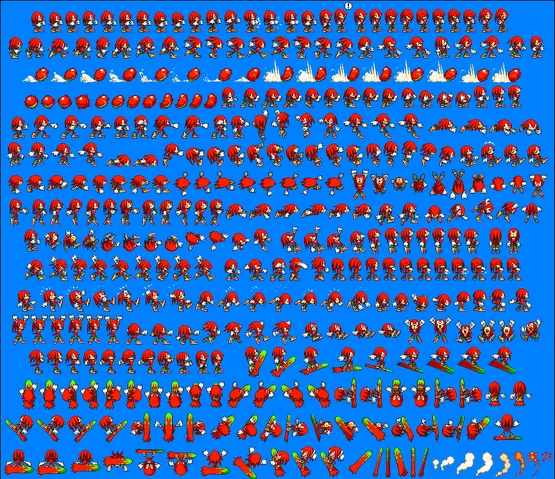 Image - Knuckles (2015) Sprites.png | Www.dynapaul Wiki | FANDOM ...