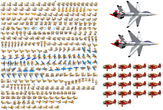 Image - Tails Sprites.png | Www.dynapaul Wiki | FANDOM powered by Wikia