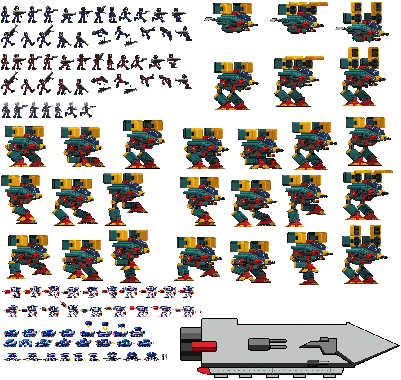 Image - G.U.N (Archie Comics) Sprites.png | Www.dynapaul Wiki | FANDOM ...