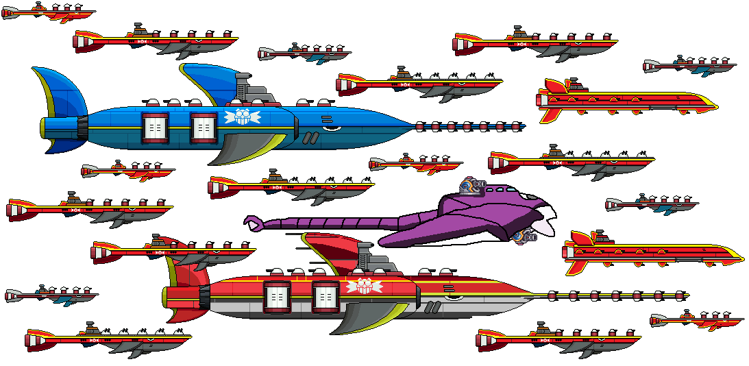 Image - Egg Fleet (Sonic Saga) Sprite.png | Www.dynapaul Wiki | FANDOM ...