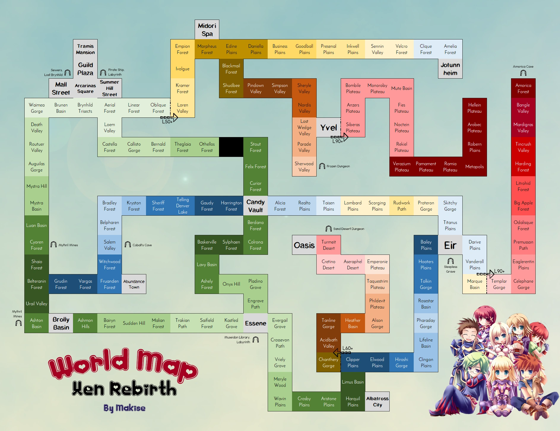 World Map | Xen Rebirth Wiki | Fandom