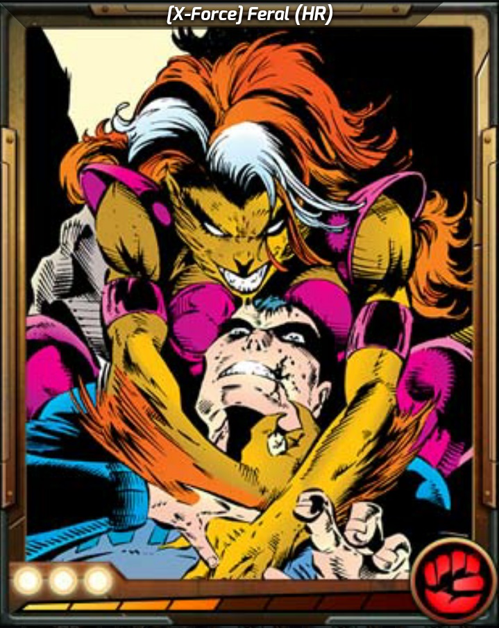 X Force Feral X Men Battle Of The Atom Mobile Game Wiki Fandom Powered By Wikia