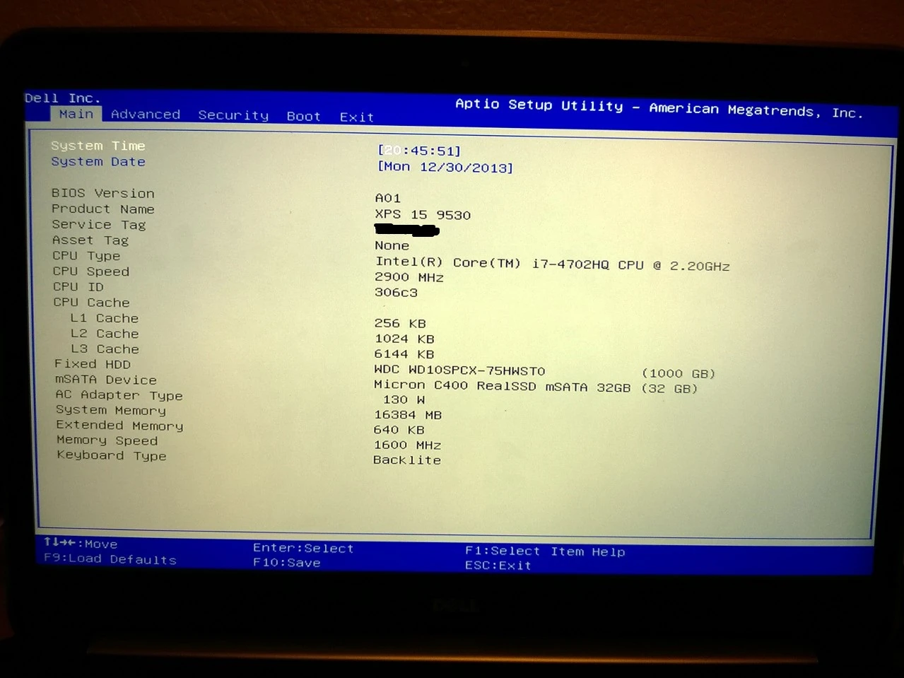 BIOS / UEFI | XPS 15 Wiki | Fandom