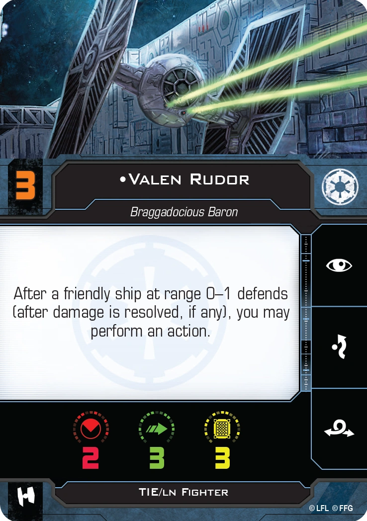 Valen Rudor | X-Wing Miniatures: Second Edition Wiki | FANDOM powered ...