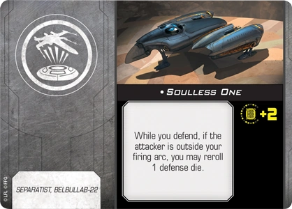 Soulless One | X-Wing Miniatures: Second Edition Wiki | Fandom