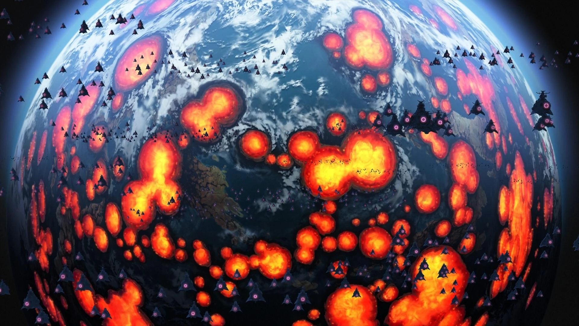 UNSC Infinity (Halo) VS UNCF Andromeda (Space Battleship Yamato 2202 ...