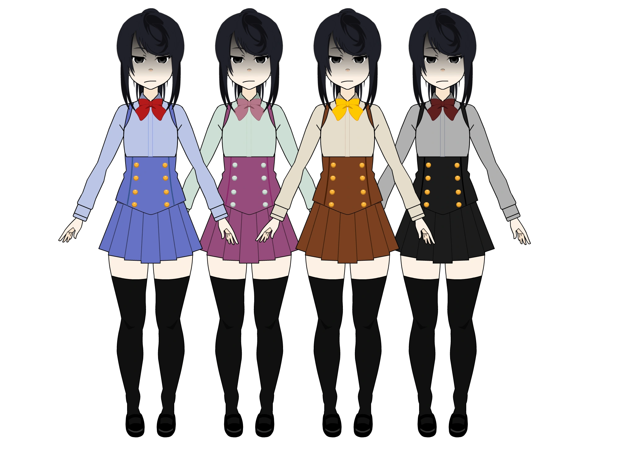 Yandere uniform texture png