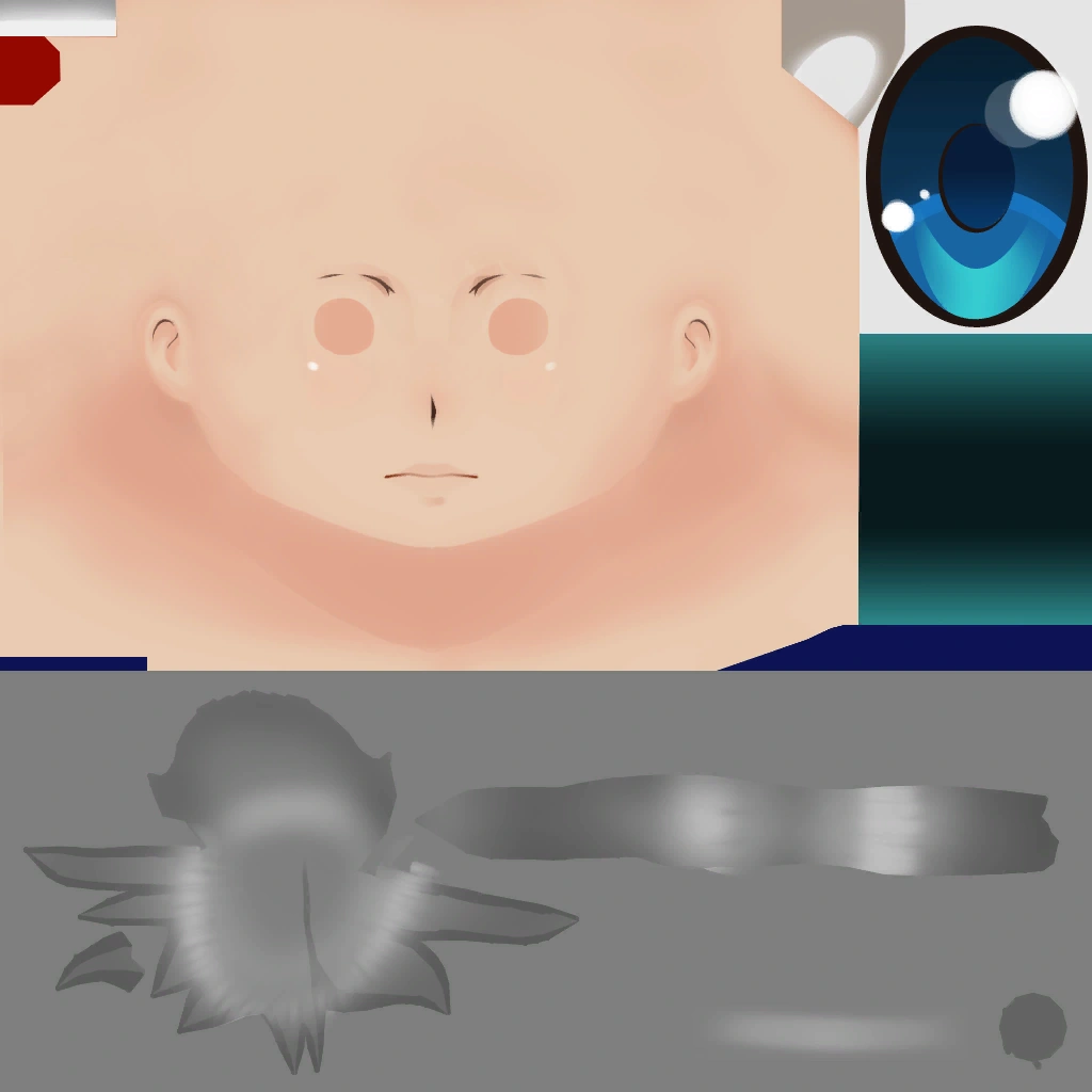 Saki's hair Texture ^^ | Yandere Simulator Fanon Wikia | FANDOM powered ...