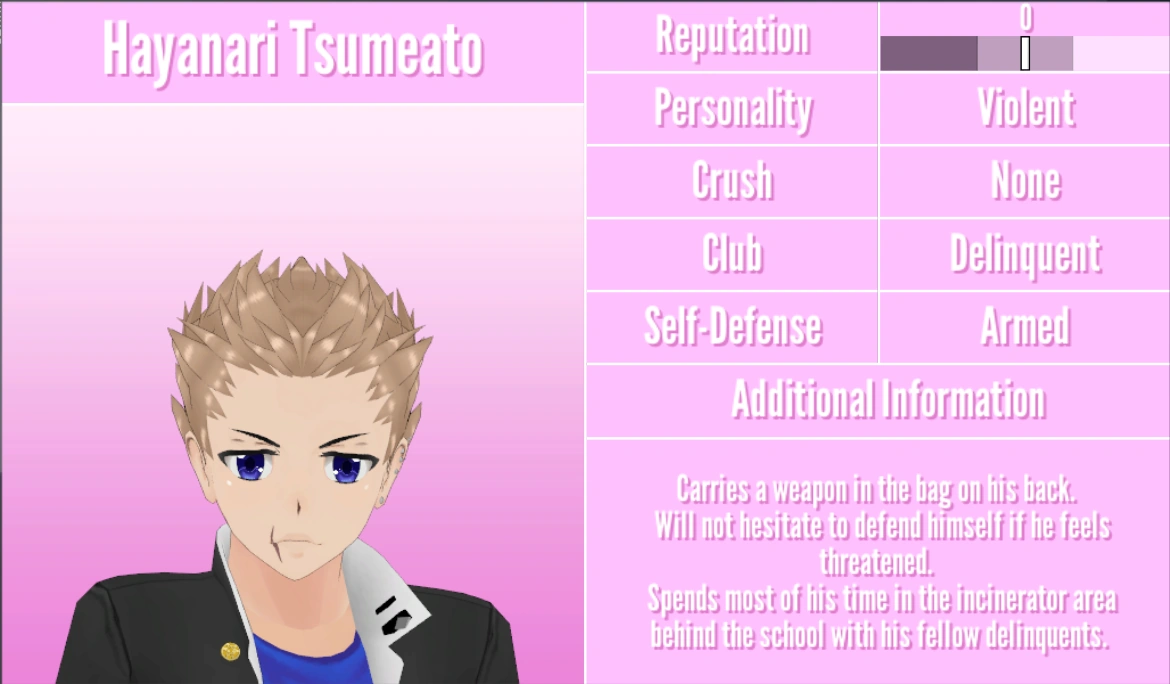 Dairoku Surikizu | Yandere Simulator Fanon Wikia | Fandom