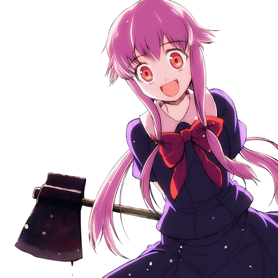 Imagen - Gasai yuno render by eliza0808-d8845pl.png | Wikia Yandere ...