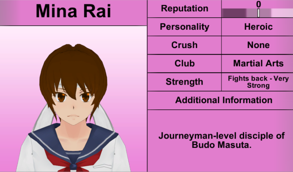 Imagen Minapng Wikia Yandere Simulator Fandom Powered By Wikia