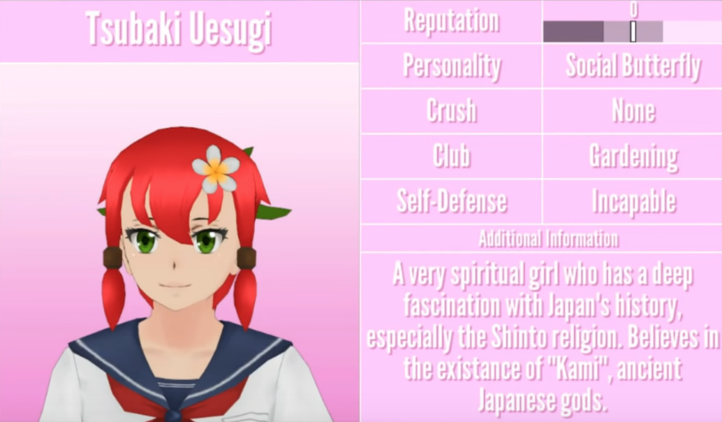 Tsubaki Uesugi | Yandere Simulator Wiki | FANDOM powered by Wikia Tsubaki Uesugi | Yandere Simulator Wiki | FANDOM powered by Wikia