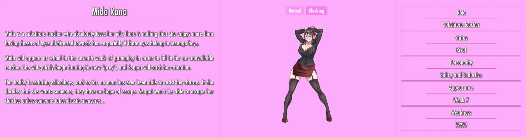 Mida Rana | Yandere Simulator Wikia | Fandom