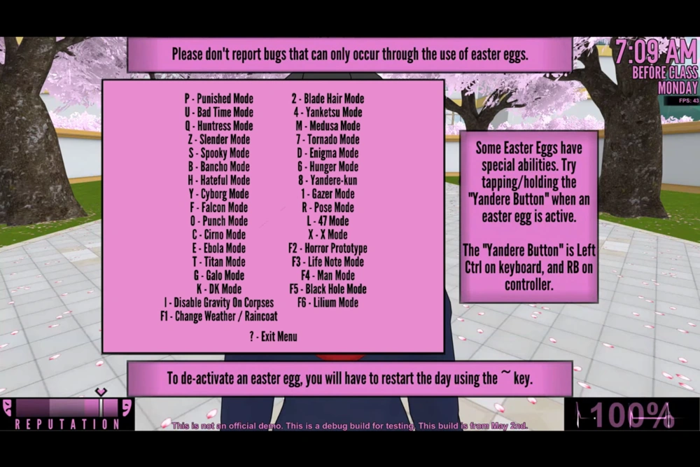 Easter Eggs | Yandere Simulator Wiki | Fandom