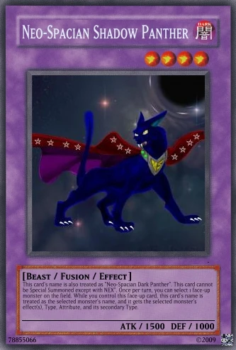 Neo-Spacian Shadow Panther | Yu-Gi-Oh Card Maker Wiki | Fandom