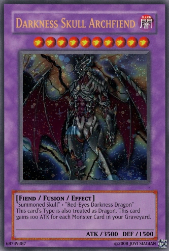 Darkness Skull Archfiend | Yu-Gi-Oh Card Maker Wiki | Fandom
