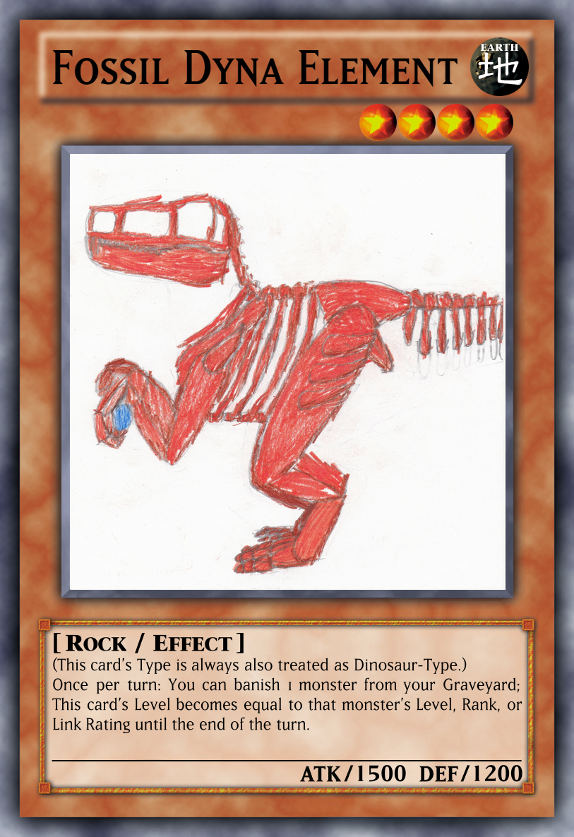Fossil Dyna Element Yu Gi Oh Card Maker Wiki Fandom Powered By Wikia