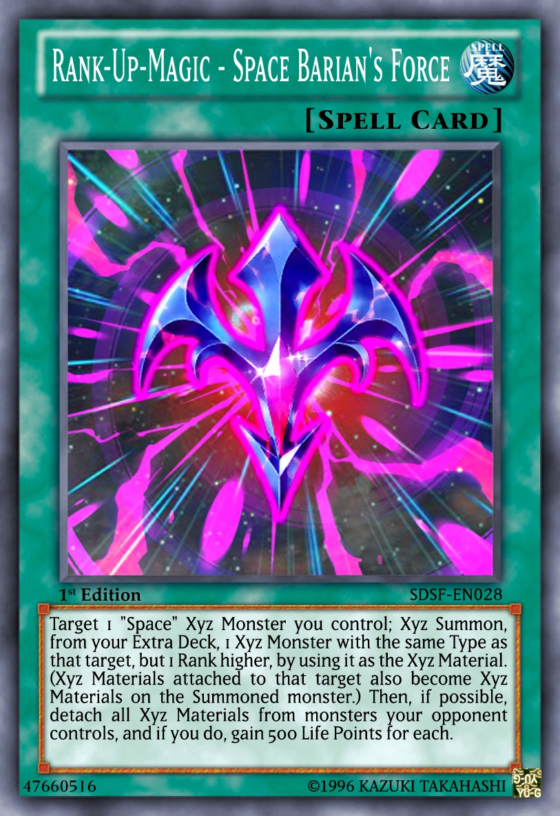 Rank-Up-Magic - Space Barian's Force | Yu-Gi-Oh Card Maker Wiki | FANDOM powered by Wikia