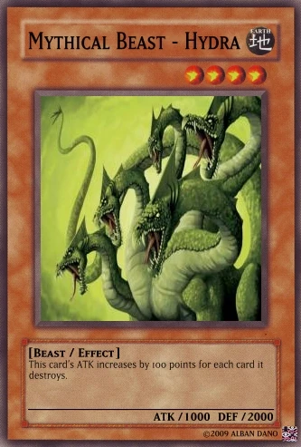 Mythical Beast - Hydra | Yu-Gi-Oh Card Maker Wiki | FANDOM powered by Wikia