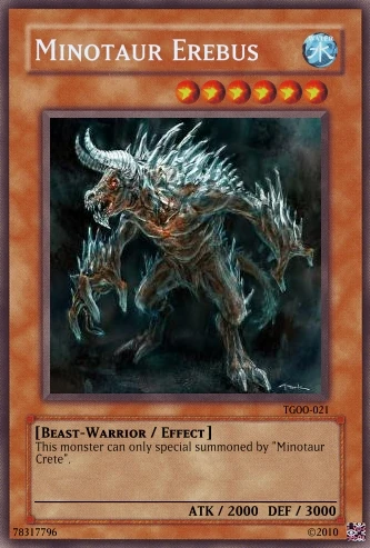 Minotaur Erebus | Yu-Gi-Oh Card Maker Wiki | Fandom