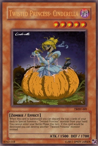 Twisted Princess - Cinderella | Yu-Gi-Oh Card Maker Wiki | Fandom