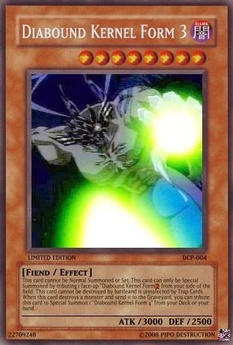 Diabound Kernel Form 3 | Yu-Gi-Oh Card Maker Wiki | Fandom