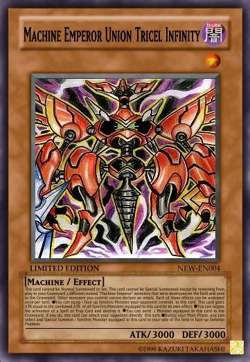 Machine Emperor Union Tricel Infinity | Yu-Gi-Oh Card Maker Wiki ...