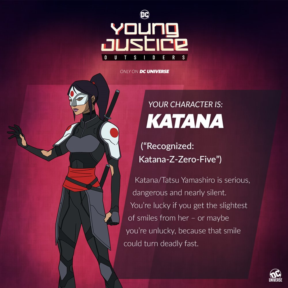Katana | Young Justice Wiki | FANDOM powered by Wikia