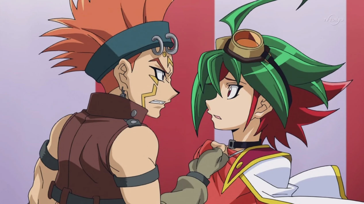 Image - Crow and Yuya argue.jpg | Yu-Gi-Oh! ARC-V Wiki | FANDOM powered ...