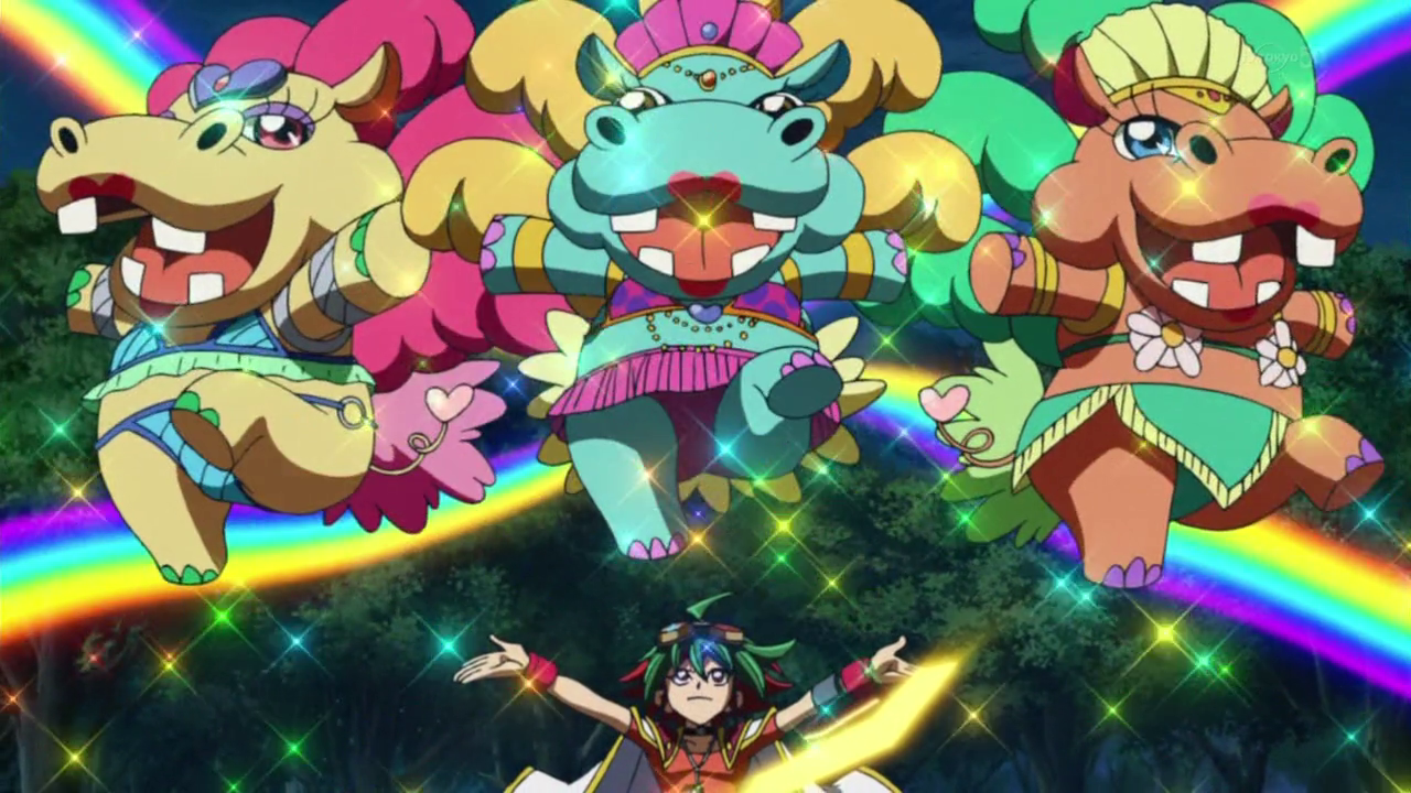Image Ep30 Yūya And His Hippo Tokenspng Yu Gi Oh Arc V Wiki