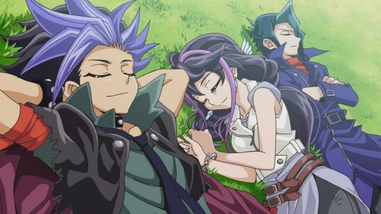 Image Yuto Ruri Shun Asleep Yu Gi Oh Arc V Wiki Fandom Powered By Wikia